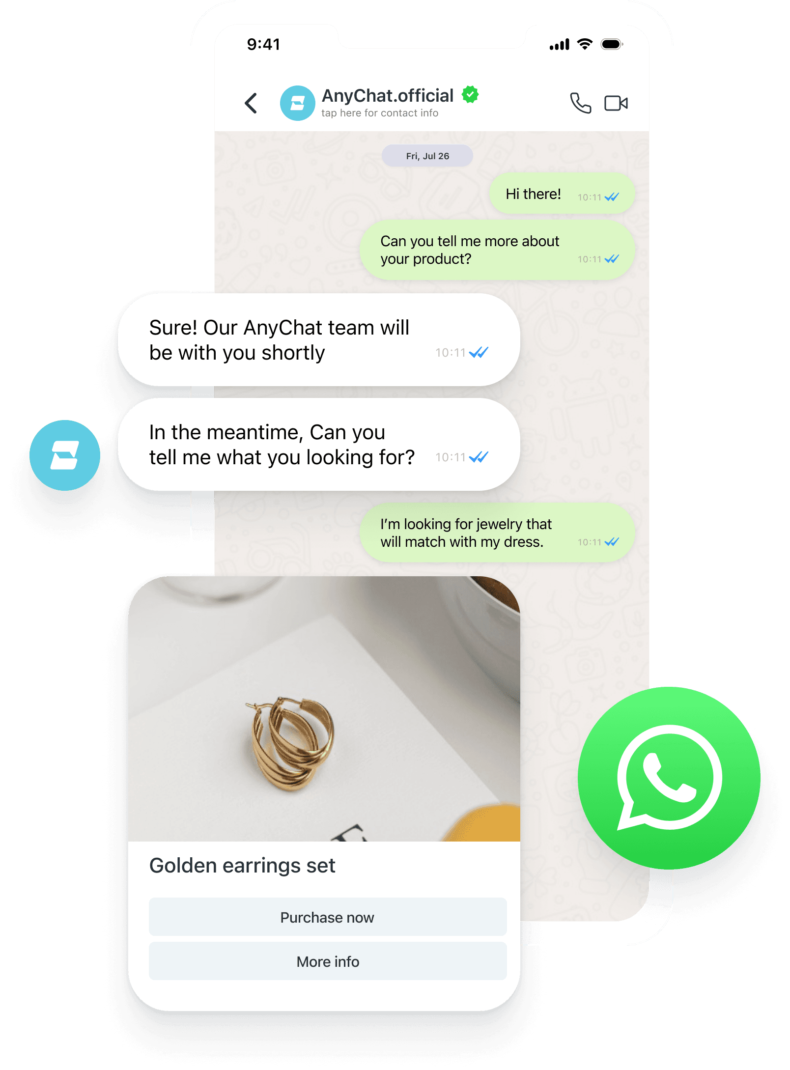 WhatsApp | AnyChat | Conversational Commerce Platform